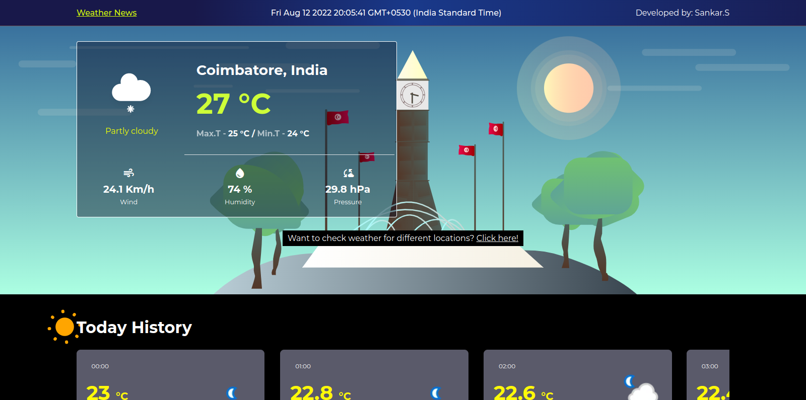 Sankar S - Front End Developer / UI Developer